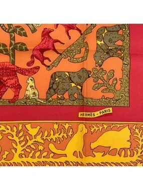 Hermes | Accessories | Hermes Carre 9 Early America Vintage Animal ...